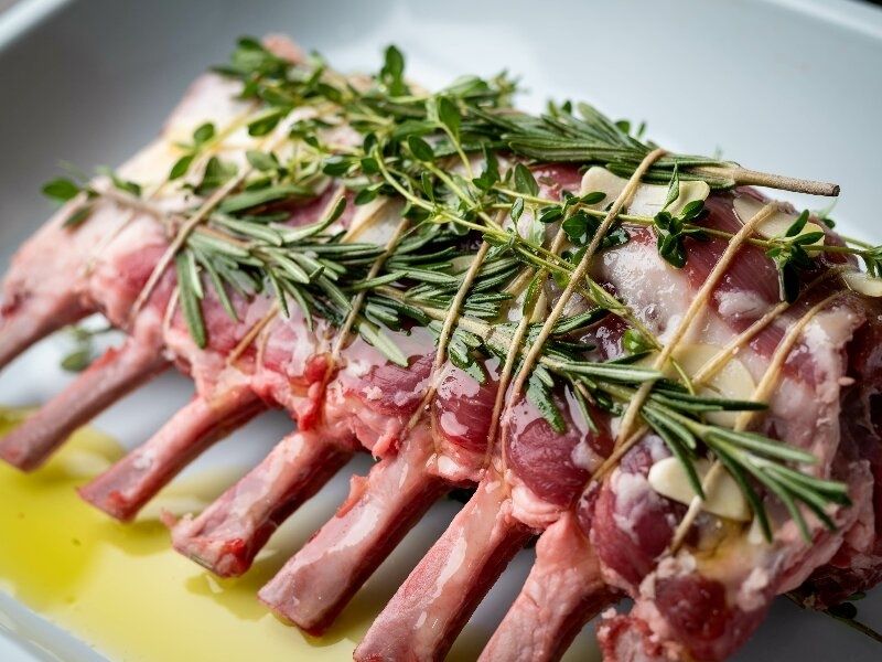 Lamb Rack, Organic Grass-Fed, Grass-Finished | TruBeef Organic Lamb